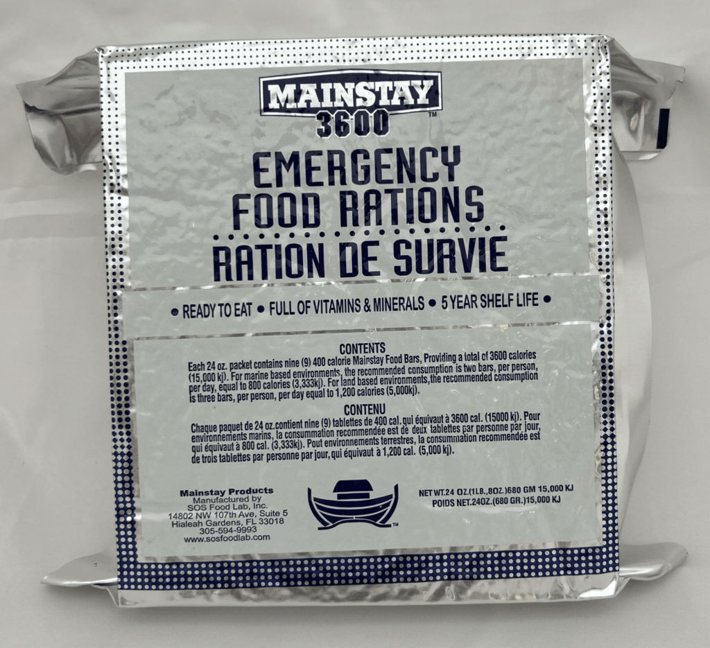 Disaster Preparedness Food | 3 Day Ration Pack | Survive-it